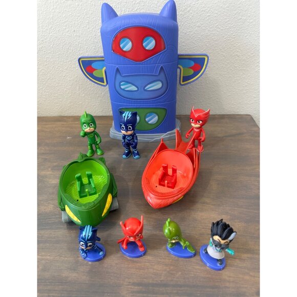 Just Play | Toys | Pj Masks Toy Lot Action Figures Cake Toppers ...